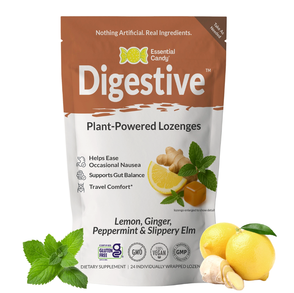 Digestive™ Plant-Powered Lozenges with Ginger, Peppermint – Wonderful ...